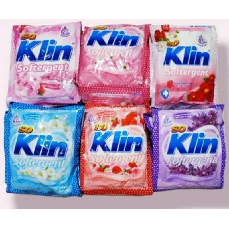 Jual So Klin Deterjen Bubuk Renceng Renteng isi 6pcs | Shopee Indonesia