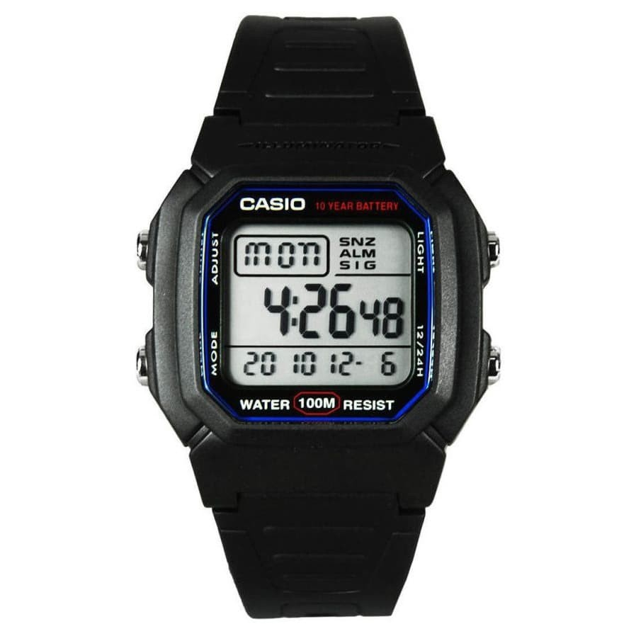 Jual CASIO W-800H-1AVDF-Jam Tangan Pria Digital Original-Garansi Resmi | Shopee Indonesia