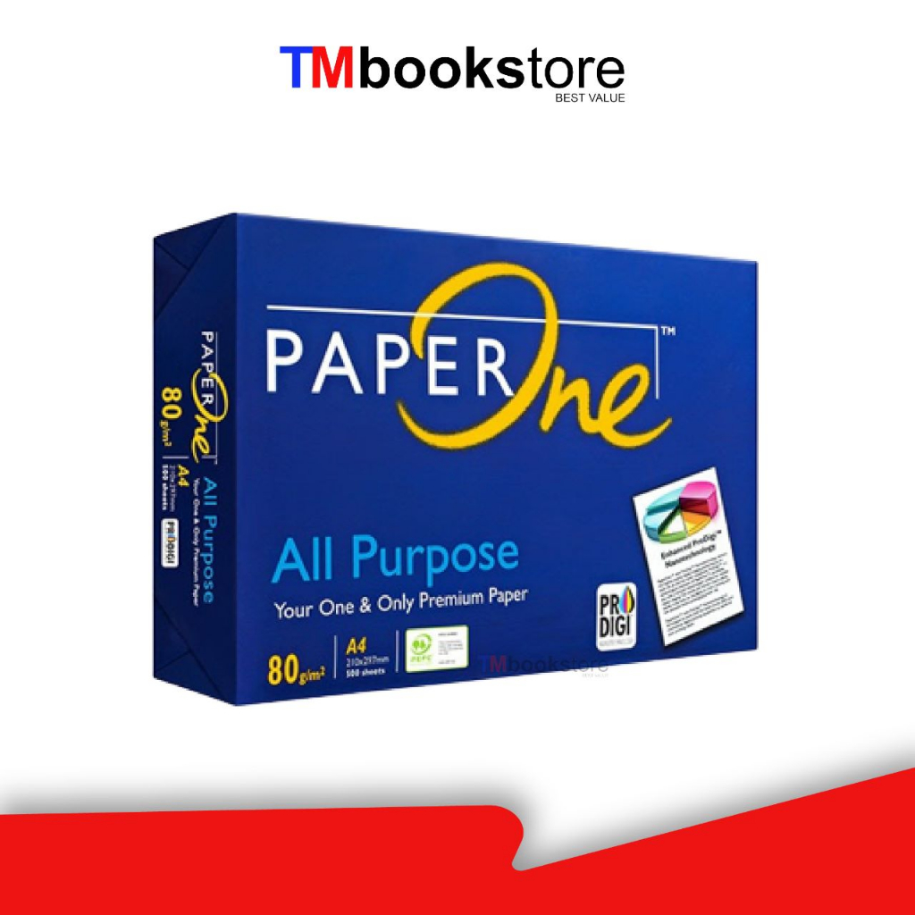 Jual KERTAS A4 80GR PAPER ONE | Shopee Indonesia
