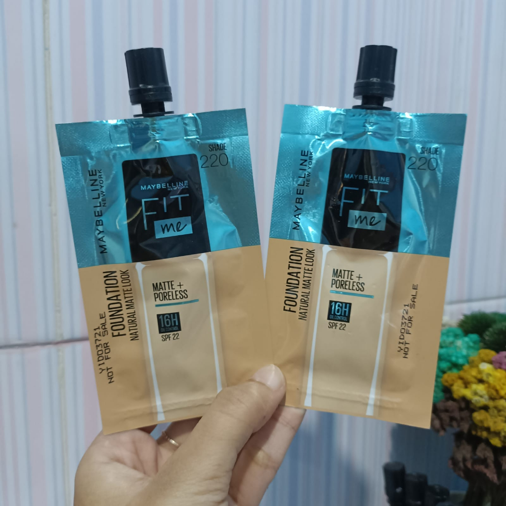 Jual SAMPLE MAYBELLINE LOREAL FOUNDATION ESSENCE SACHET SHADE 220 ML ...