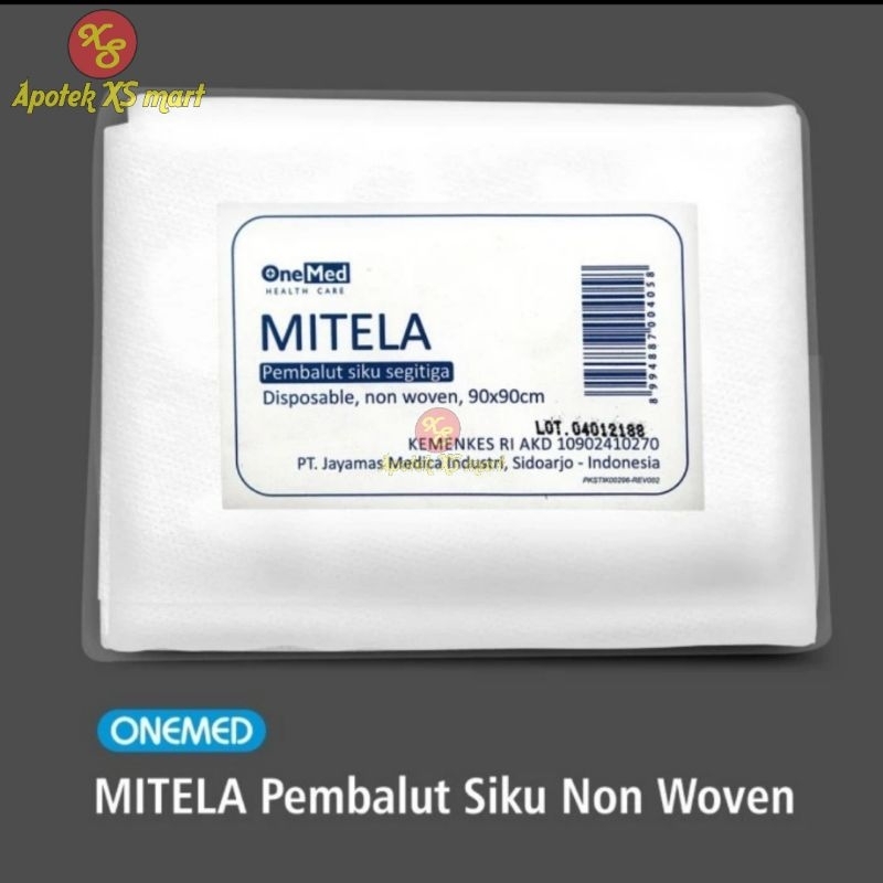 Jual ONEMED MITELA PEMBALUT SIKU SEGITIGA BAHAN NON WOVEN | Shopee Indonesia