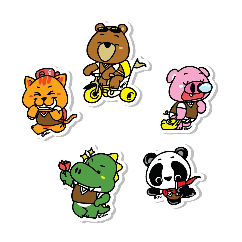 Jual CRSL Sticker Pack | Get 5 Characters | Shopee Indonesia