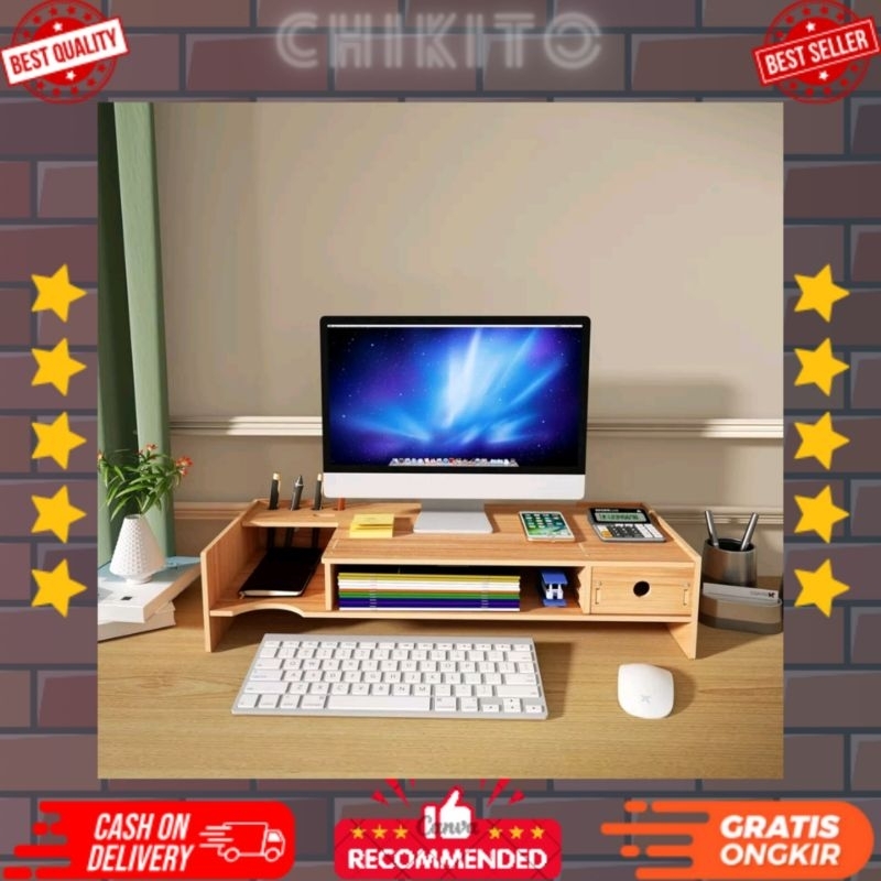 Jual Meja Monitor Minimalis TEBAL / MEJA LAPTOP | Shopee Indonesia