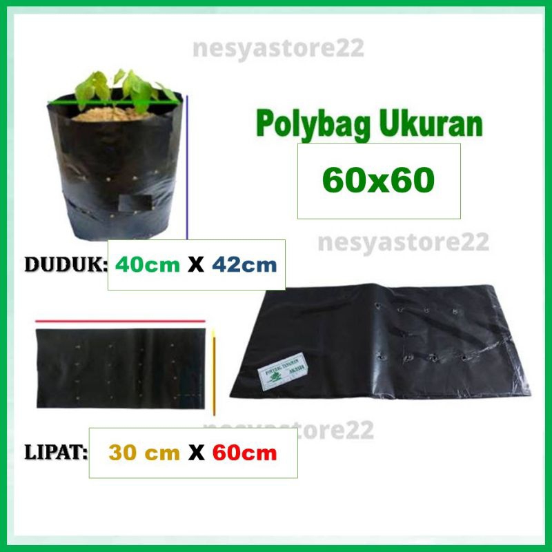 Jual Polybag Polibag 1kg Ukuran 10x12 12x12 12x15 15x15 15x20 18x18 ...