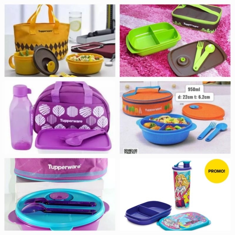 Jual Wadah bekal/Tempat bekal/kotak bekal tupperware | Shopee Indonesia