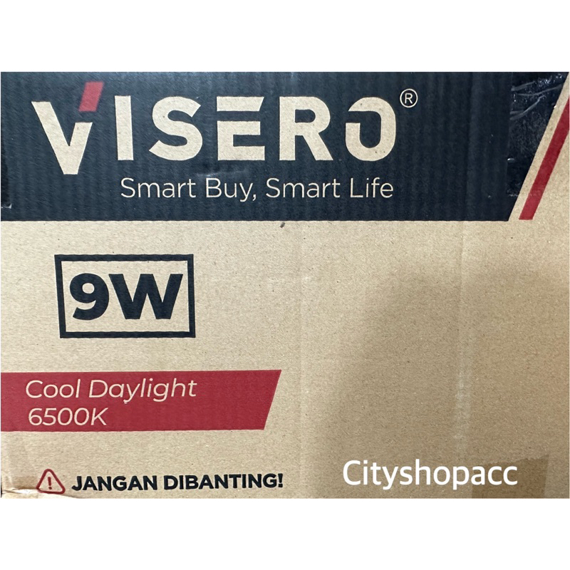 Jual VISERO VINTAGE 9W / 9 Watt ( 1 DUS / 1 KOLI Isi 100 pcs ) Lampu Bohlam Led Bulb E27 Putih ...