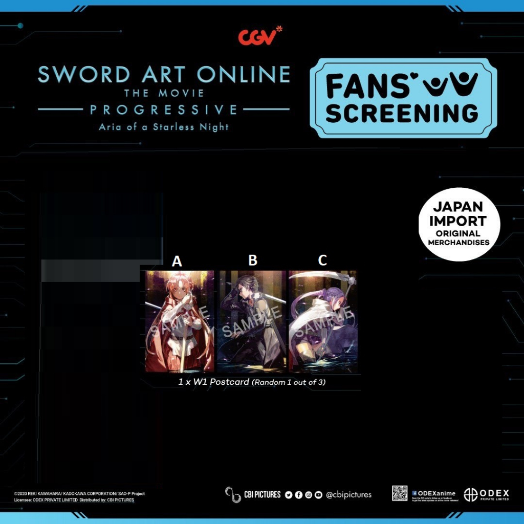 Jual Sword Art Online Progressive: Aria of a Starless Night x CGV ...