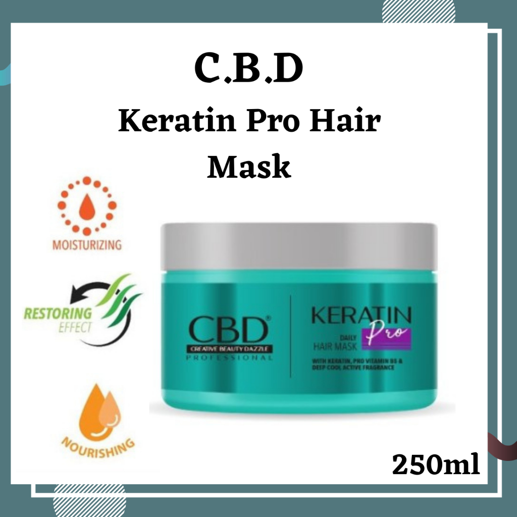 Jual CBD Professional Keratin Pro Daily Use Hair Mask 250g / Masker ...