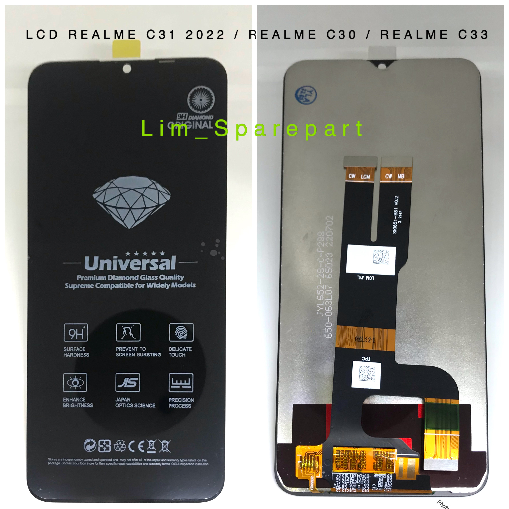 Jual LCD Realme C30 / Realme C31 / Realme C33 | Shopee Indonesia