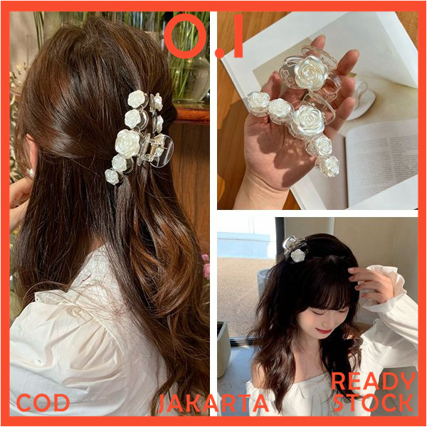 Jual Jepitan Jedai Bunga / Jepit Rambut Harian Motif Bunga | Shopee ...