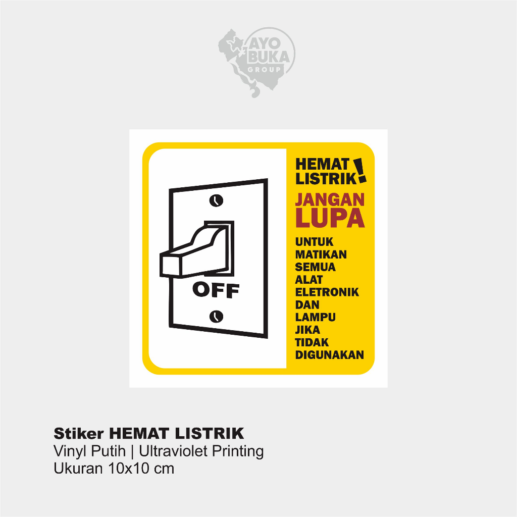 Jual Stiker HEMAT LISTRIK | Shopee Indonesia