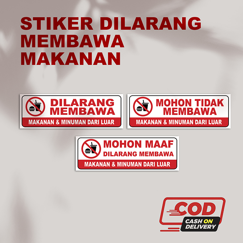 Jual STIKER DILARANG MEMBAWA MAKANAN DAN MINUMAN | Shopee Indonesia Jual STIKER DILARANG MEMBAWA MAKANAN DAN MINUMAN | Shopee Indonesia