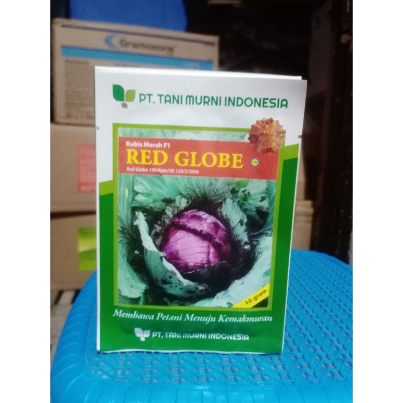Jual benih kubis merah red globe tani maurni Indonesia kemasan 10 gram ...