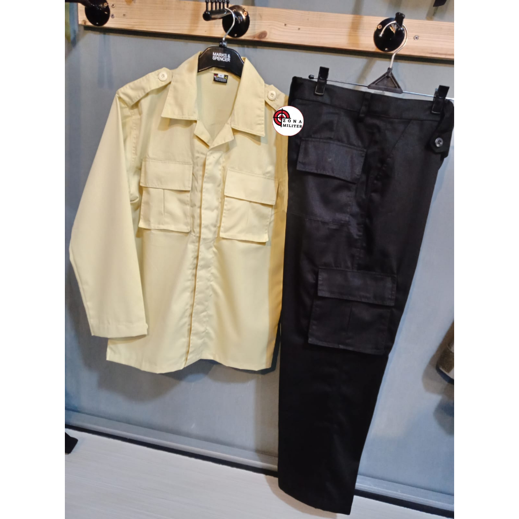 Jual Seragam PDL Security/Satpam Terbaru WARNA CREAM - Baju Polos/baju ...