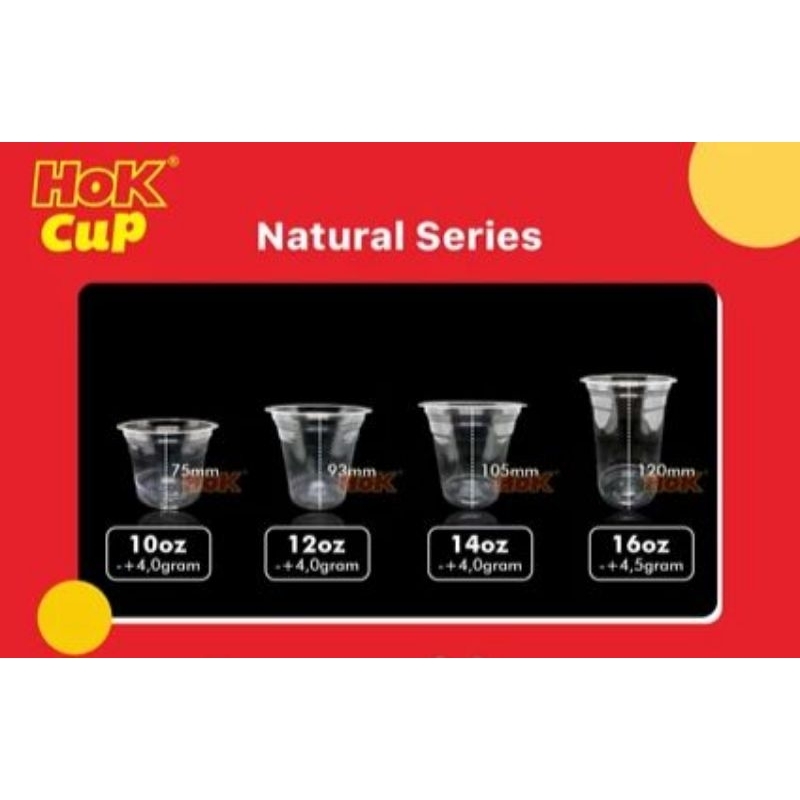 Jual MURAH! Gelas HOK uk 10oz 12oz 14oz 16oz | Shopee Indonesia