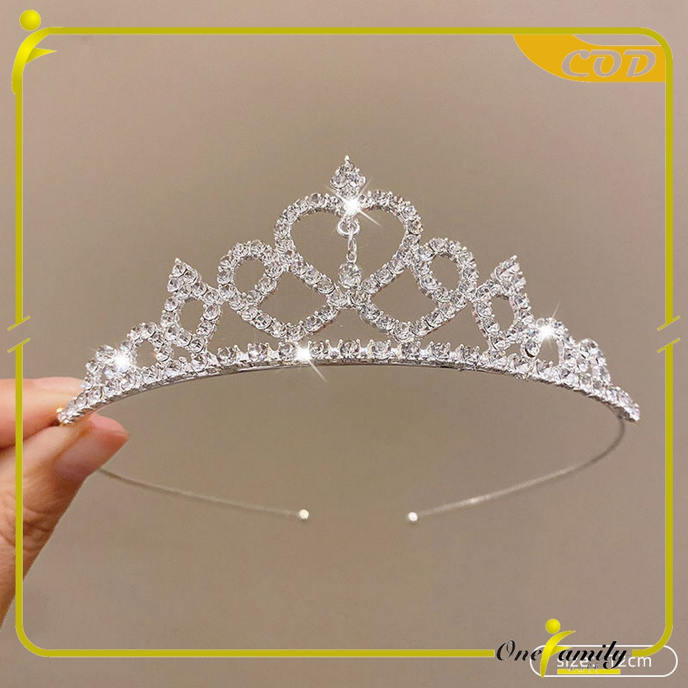 Jual ONE-K81 Mahkota Anak Perempuan Bando Mahkota Wanita Korea Fashion ...