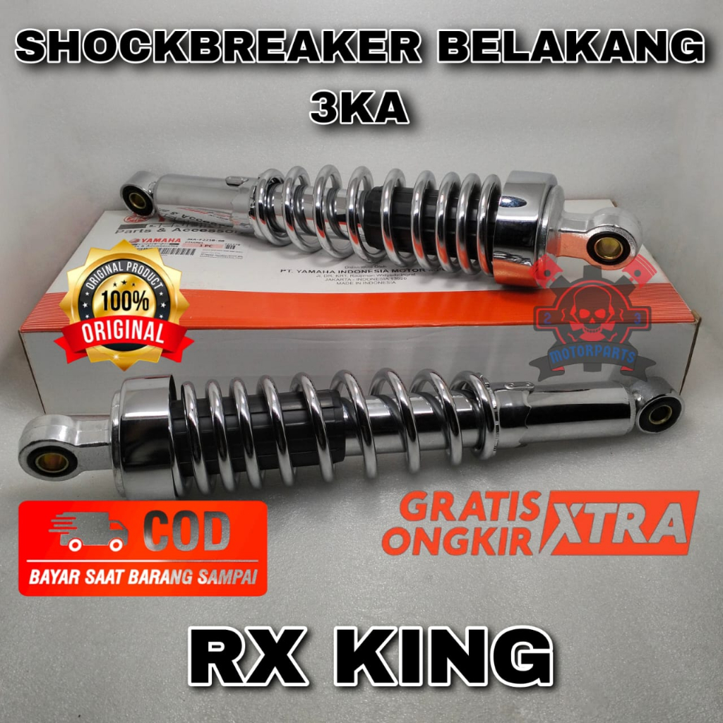 Jual SHOCKBREAKER BELAKANG YAMAHA 3KA BUAT MOTOR RX KING ASLI ORIGINAL YAMAHA YGP | Shopee Indonesia