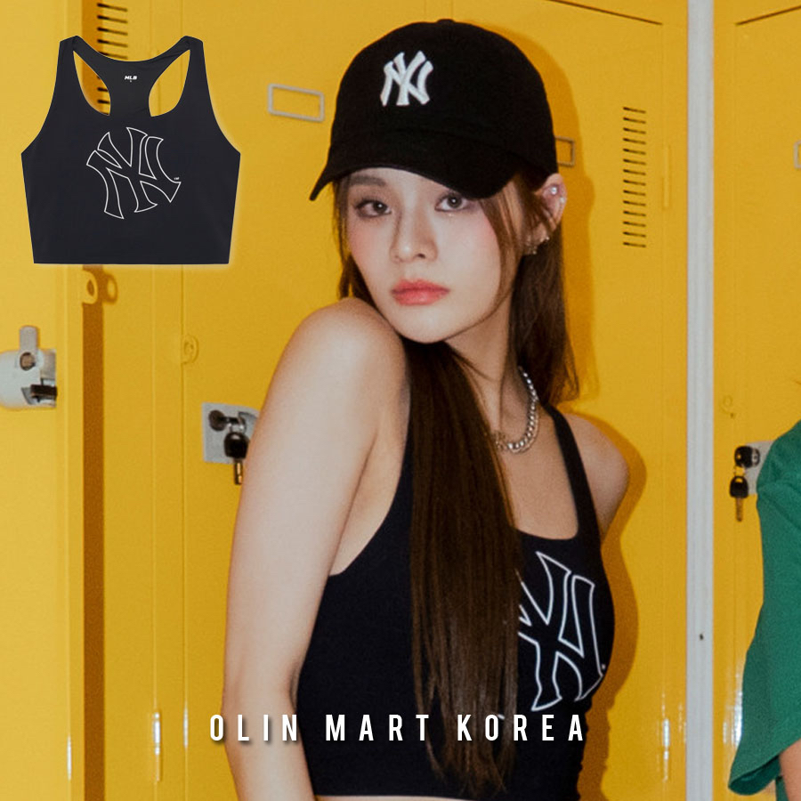 Jual MLB WOMEN'S BASIC BIG LOGO CROP TOP #BLACK | Shopee Indonesia