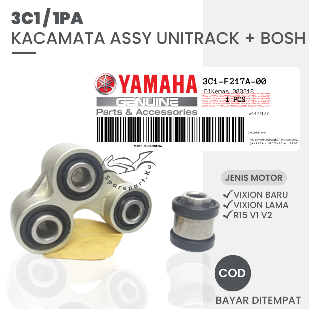 Jual UNITRACK VIXION + BONUS BOSH MONOSHOCK ASSY VIXION LAMA BARU R15 V1 V2 V3 / SEGITIGA VIXION ...