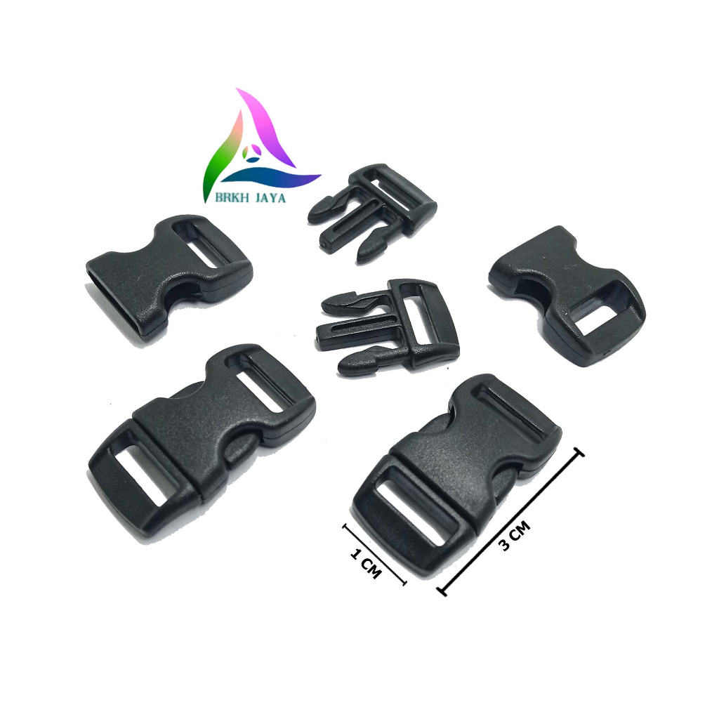 Jual KUNCI SODOK 1 CM / SLOT TAS / GESPER TAS PLASTIK BUCKLE ACETAL ...