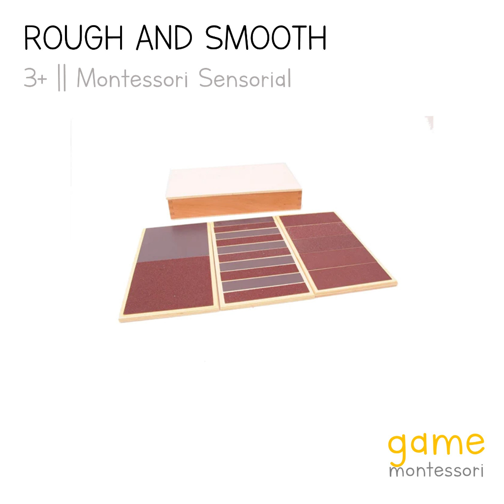 Jual Game Montessori Rough and smooth board | Shopee Indonesia