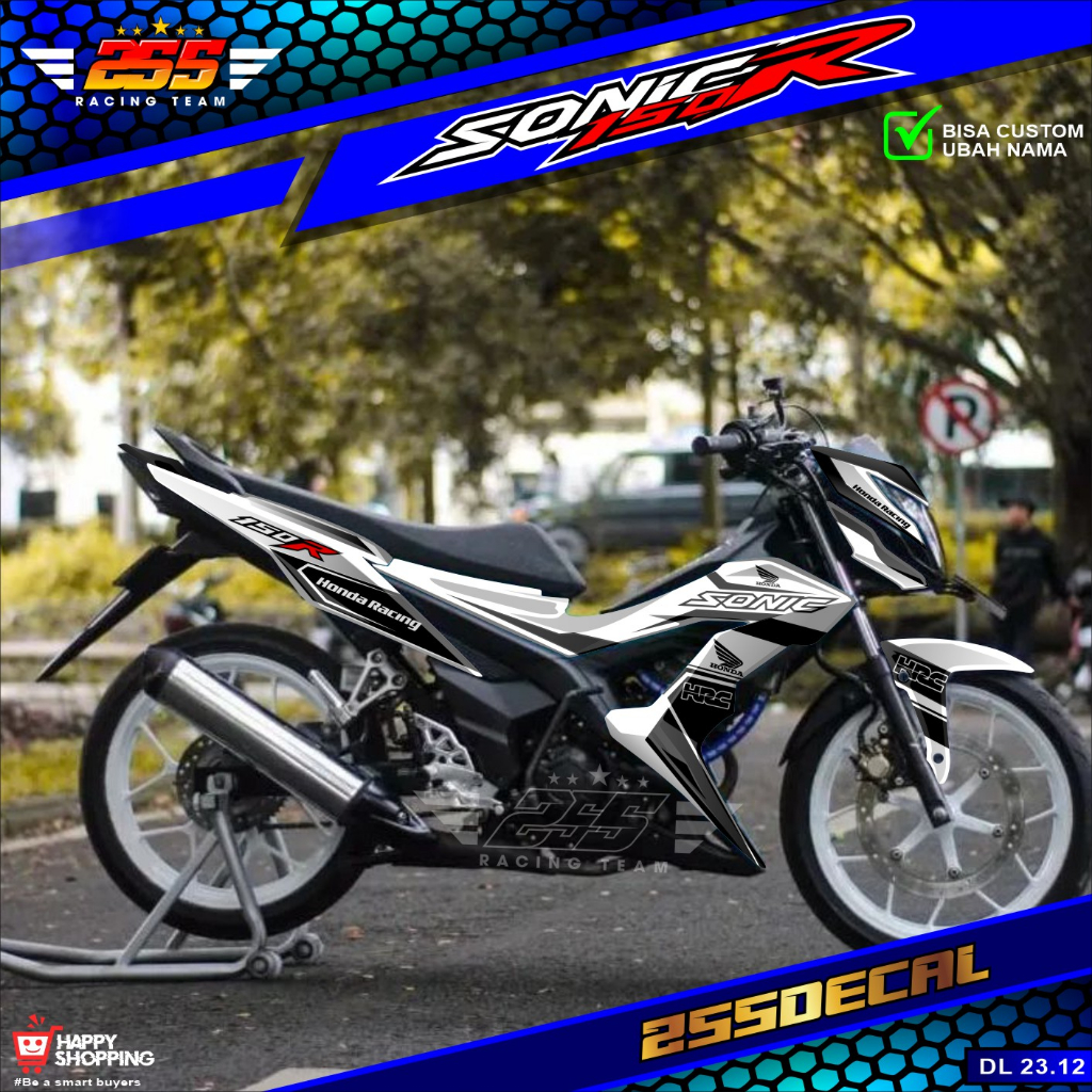 Jual (COD) Decal Sticker Honda SONIC 150R Fullbody Fullblok Desain ...