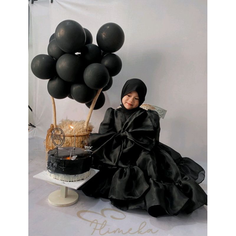 Jual Gaun Pesta Anak Organza/dress ulangtahun/gamis carnaval fashion ...