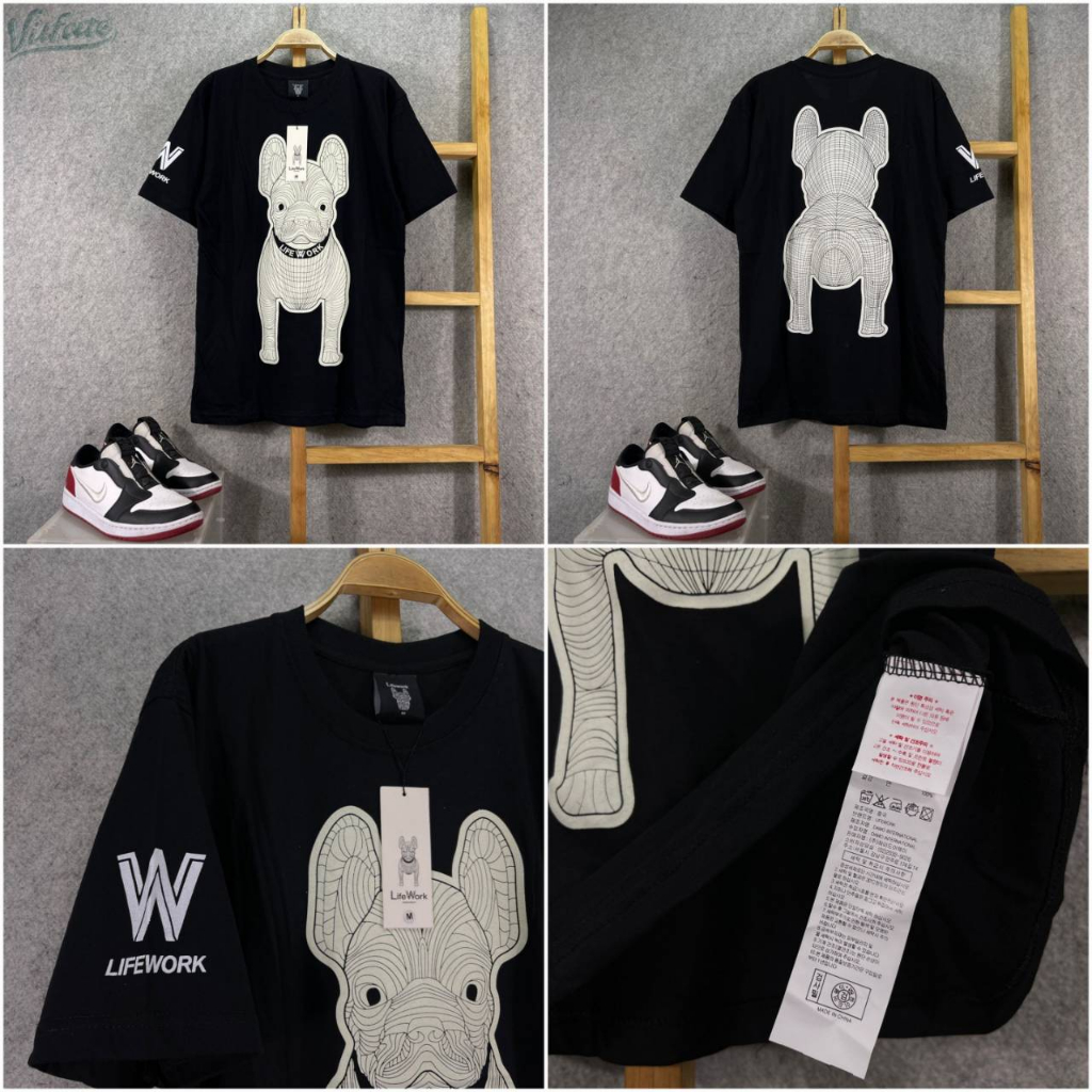 Jual KAOS T SHIRT LIFE WORK TEE PREMIUM FULL TAG | Shopee Indonesia