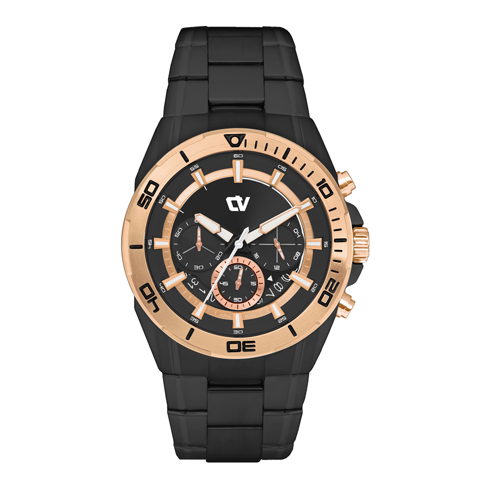 Jual Christ Verra Casual Men's Watches CV C 21842G-18 BLK | Shopee ...