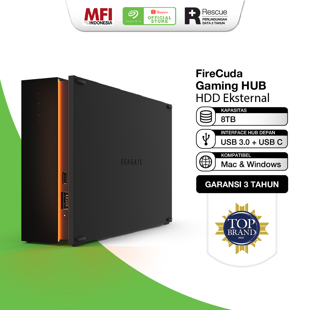 Jual Seagate FireCuda Gaming Hub 8TB USB3.0 Hardisk Eksternal | Shopee ...