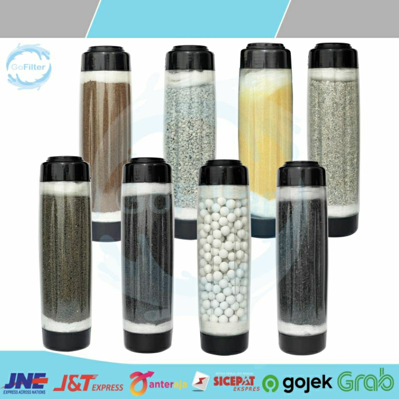 Jual CARTRIDGE FILTER 10 INCH - PASIR SILICA SILIKA - BIO KERAMIK ...