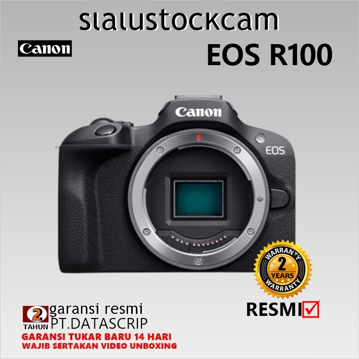 Jual Canon EOS R100 Body Only Mirrorless Camera Canon EOS R 100 EOS ...