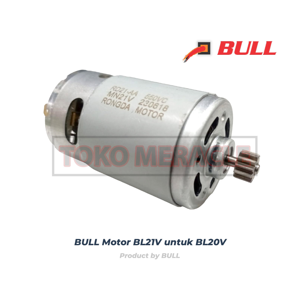 Jual BULL Motor BL20V (Ruas Gigi 12) - Dinamo Motor Mesin Bor Cordless ...