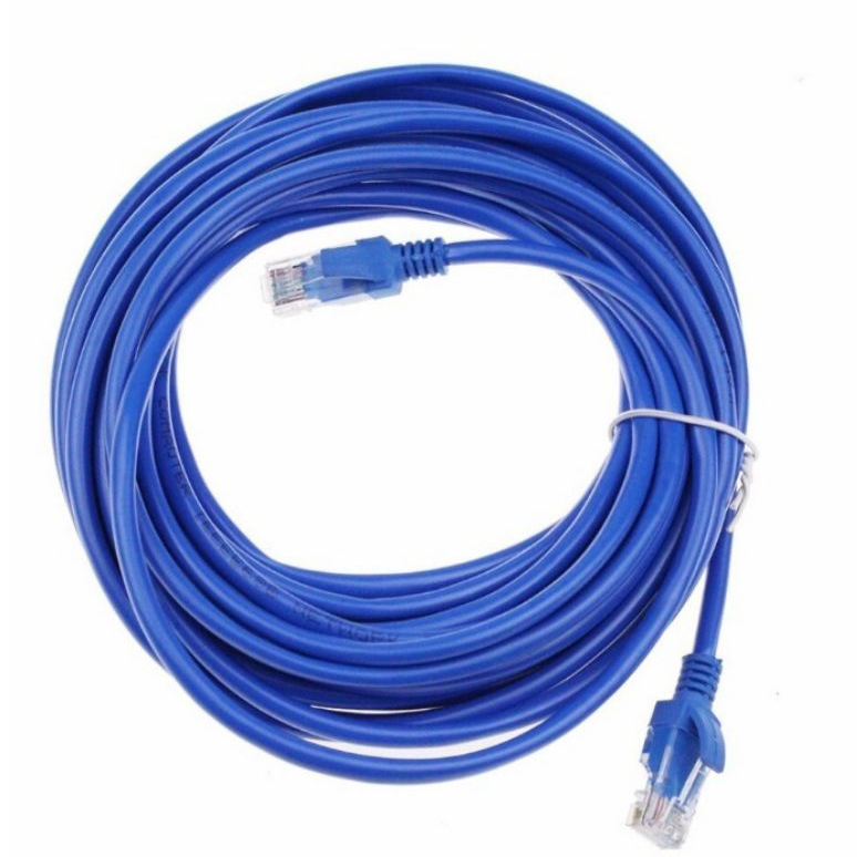Jual Kabel LAN Cat6 20m LAN RJ45 UTP Cat 6e 20 Meter Warna Biru ...