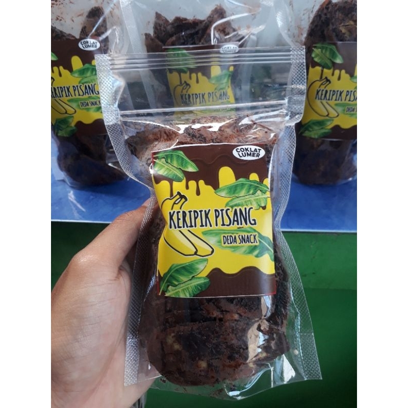 Jual KRIPIK PISANG COKLAT LUMER - 150 gram | Shopee Indonesia