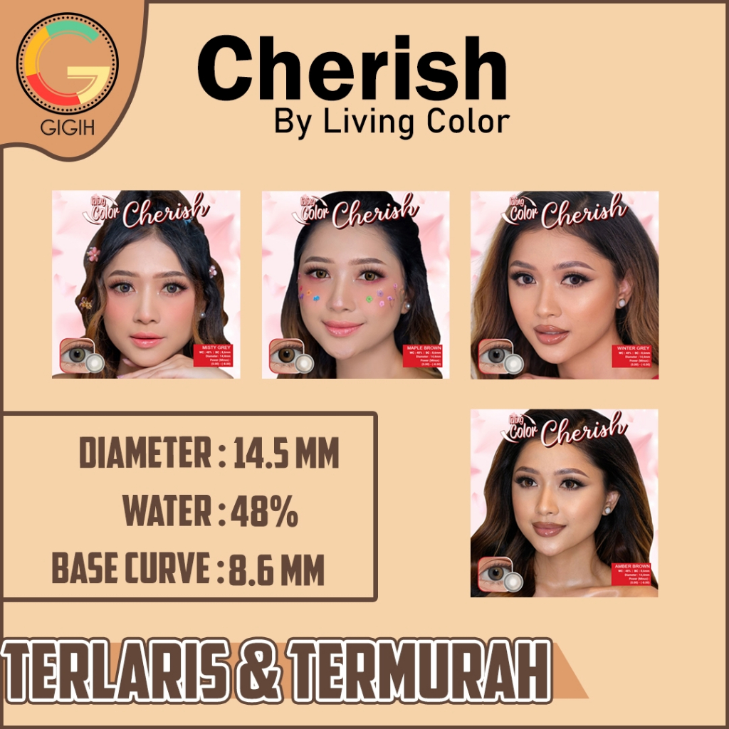 Jual SOFTLENS LIVING COLOR CHERISH SERIES | Shopee Indonesia