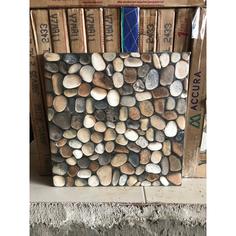 Jual Keramik Batu Alam Mulia 40x40 | Shopee Indonesia