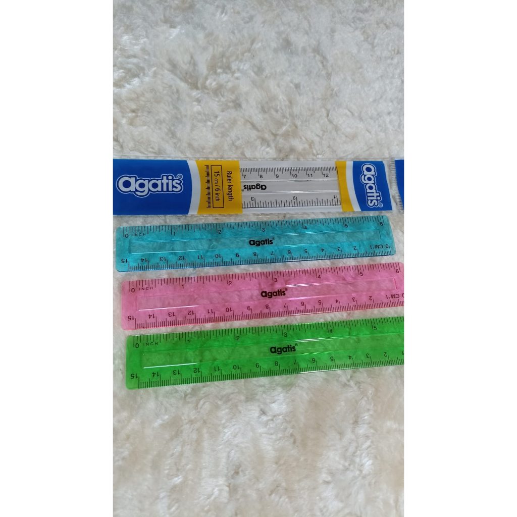 Jual Penggaris Agatis 15 cm | Shopee Indonesia
