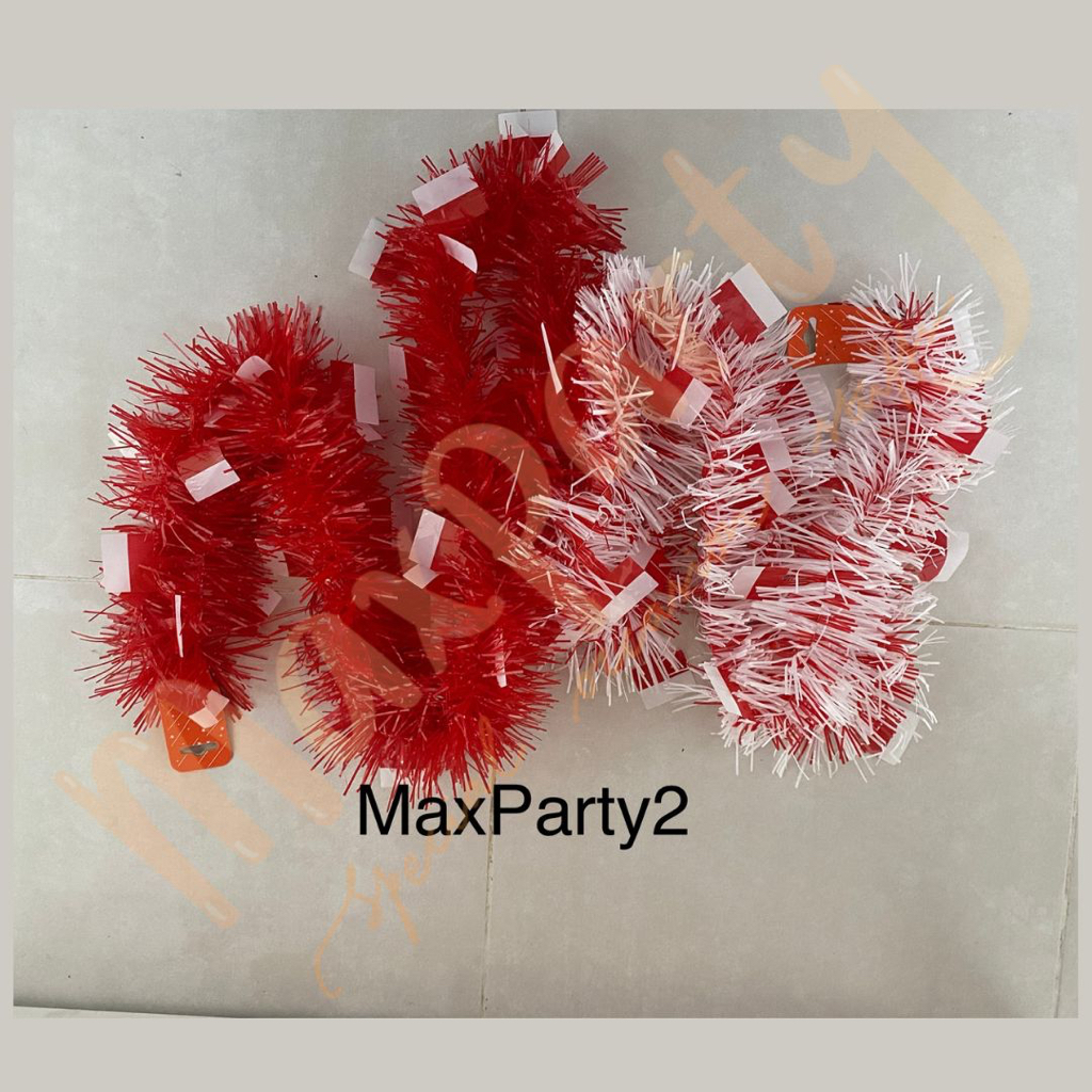 Jual Slinger Rumbai Dirgahayu HUT RI 2 Bendera Dekorasi Merah Putih ...