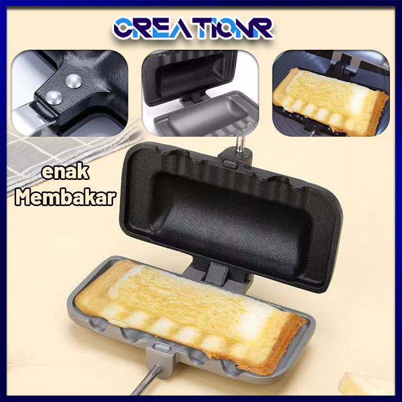 Jual Cetakan Sandwich Waffle Maker /Sandwich Sosis Waffle Maker ...