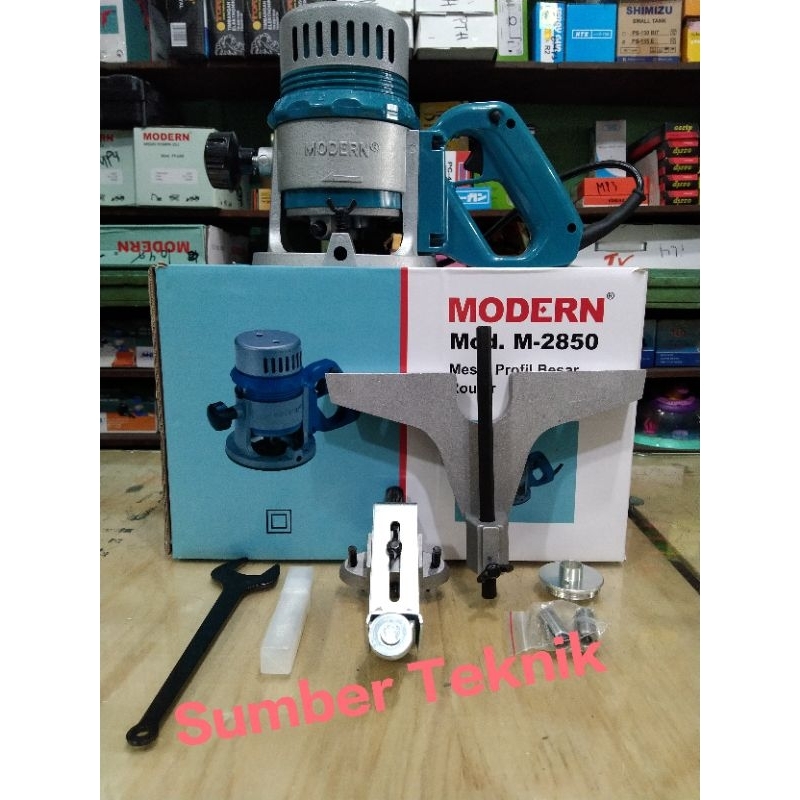 Jual MODERN M2850 Router Wood Trimmer Besar Profil Kayu 1 Tangan M 2850 ...