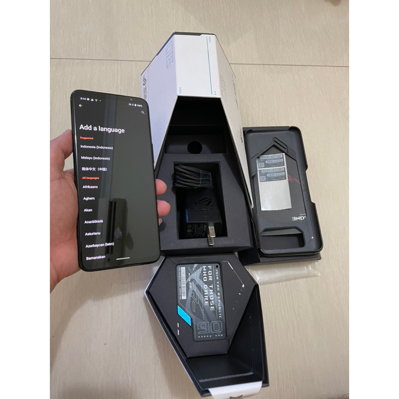 Jual asus rog 6 pro 18/512gb snapdragon8+ gen1 ex inter bekas rom ...