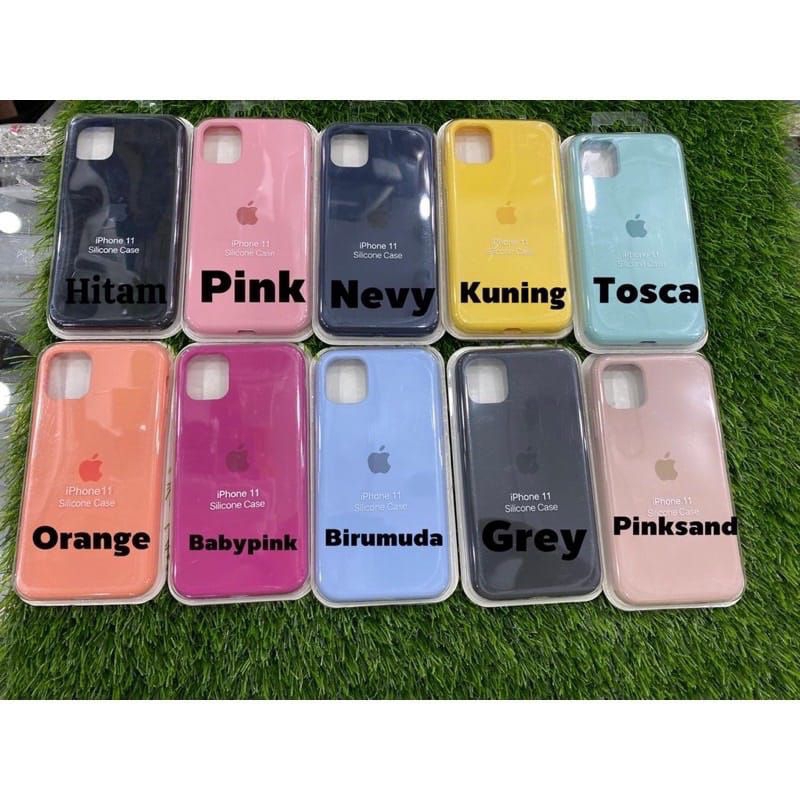 Jual IPHONE 11 6"1 SILICONE CASE ANTI JAMUR ANTI NODA ADA LAPISAN ...