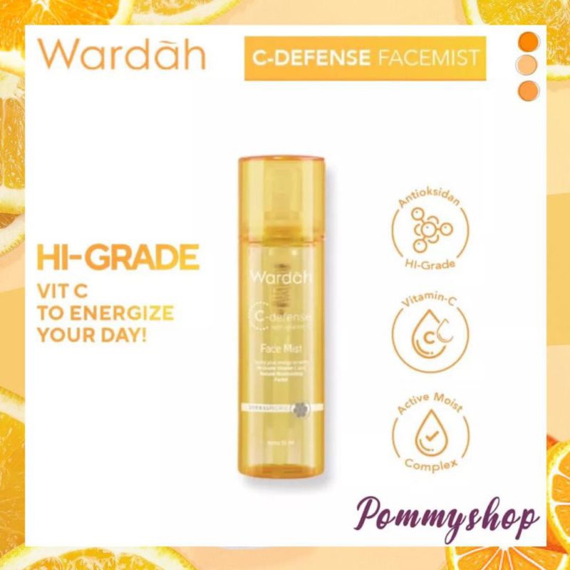 Jual Wardah C-Defense Face Mist 55ml | Shopee Indonesia