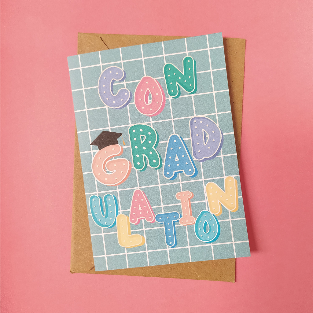 Jual Kartu Ucapan Happy Graduation / Ucapan Wisuda | Shopee Indonesia