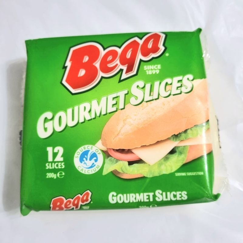 Jual keju bega gourmet slices cheddar cheese slice 12 lbr / bega ...