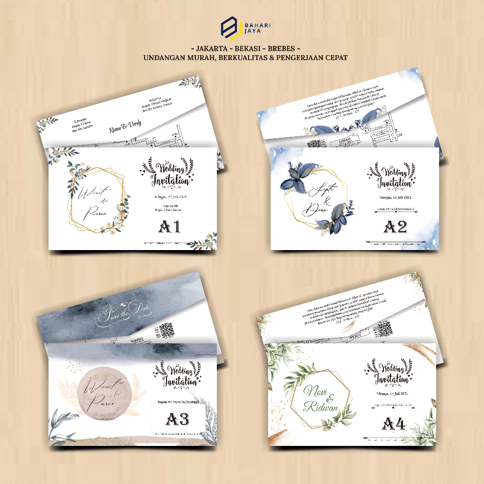 Jual Undangan pernikahan / Undangan Nikah / Undangan Perkawinan ...