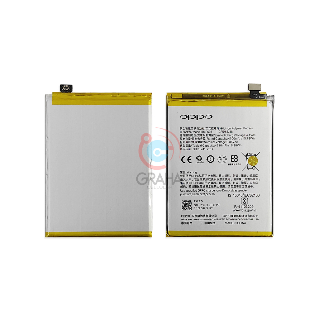 Jual BATERAI / BATTERY / BATRE REALME 3 / BLP-693 ORI | Shopee Indonesia