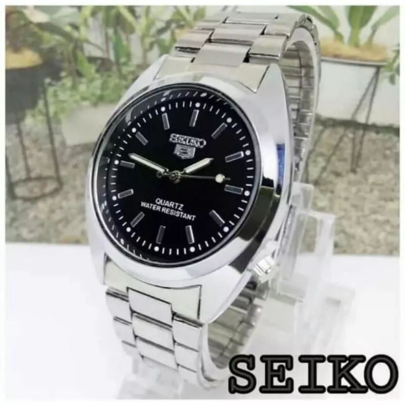 Jual Jam Tangan Pria/Wanita Seiko 5 Water Resistant Stainless Steel ...