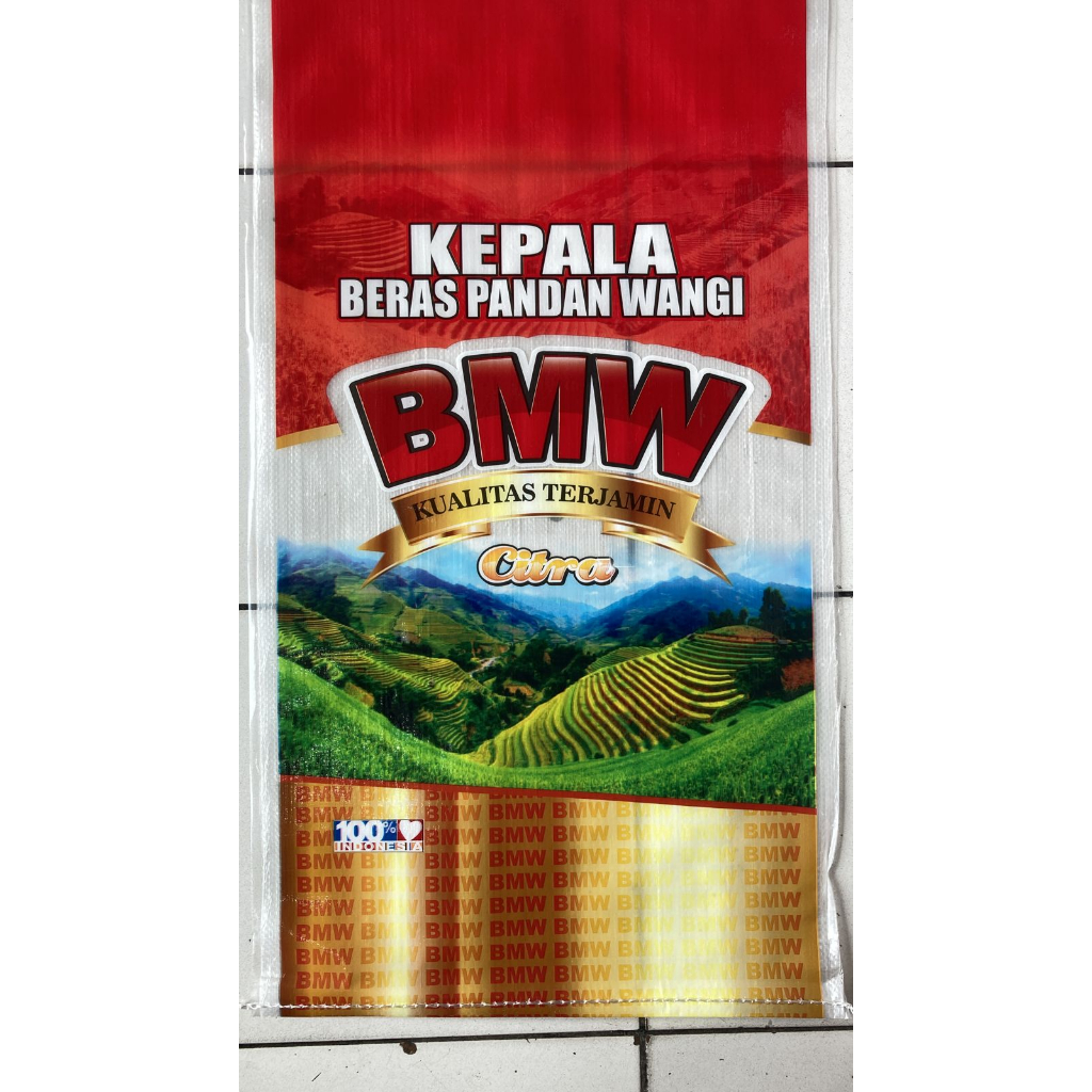 Jual Karung beras laminasi 20kg merek BMW Citra | Shopee Indonesia
